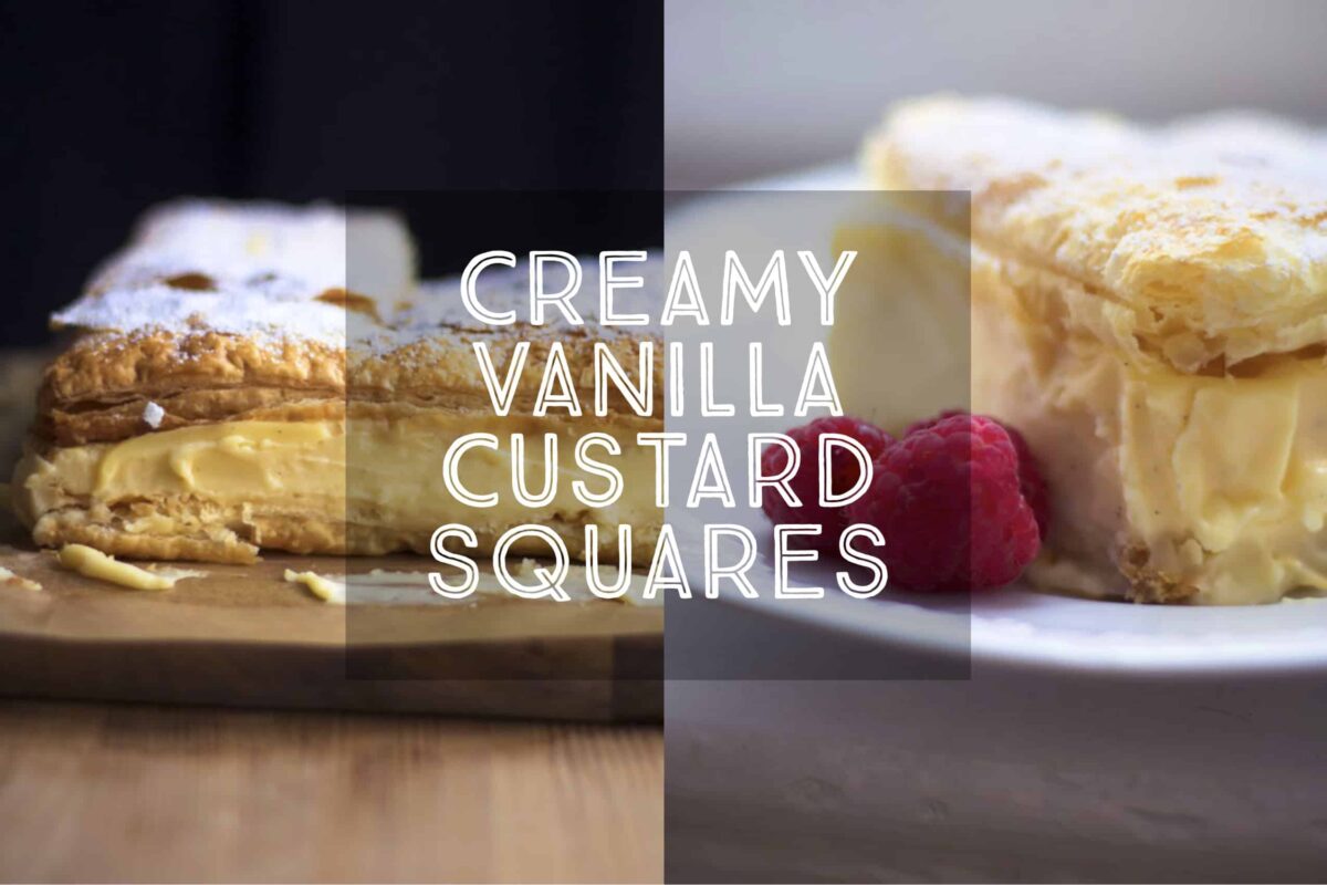 How to Make Creamy Vanilla Custard Squares - Days of Jay