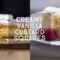 How to Make Creamy Vanilla Custard Squares - Days of Jay
