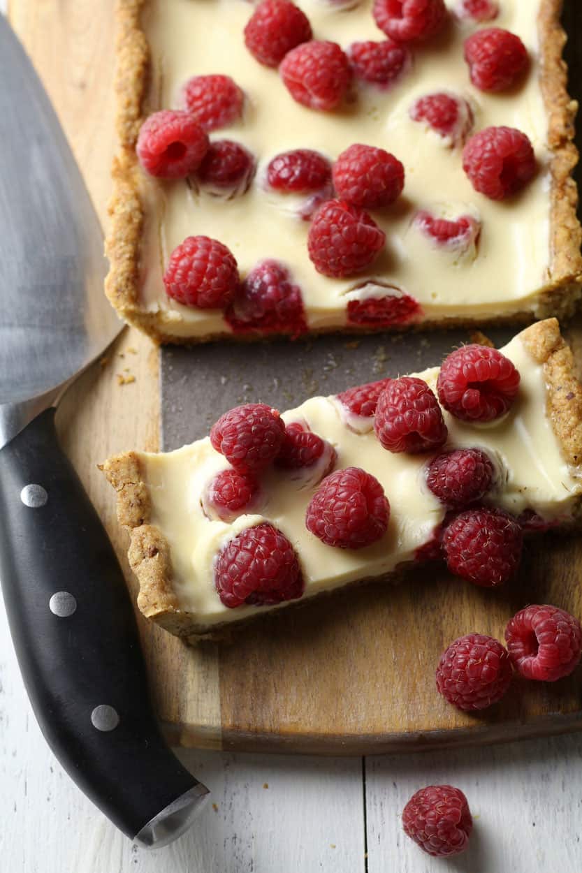 How to Make Honey Lemon and Raspberry Tart - Days of Jay