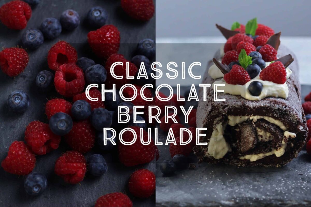 How To Make Classic Chocolate Berry Roulade - Days of Jay