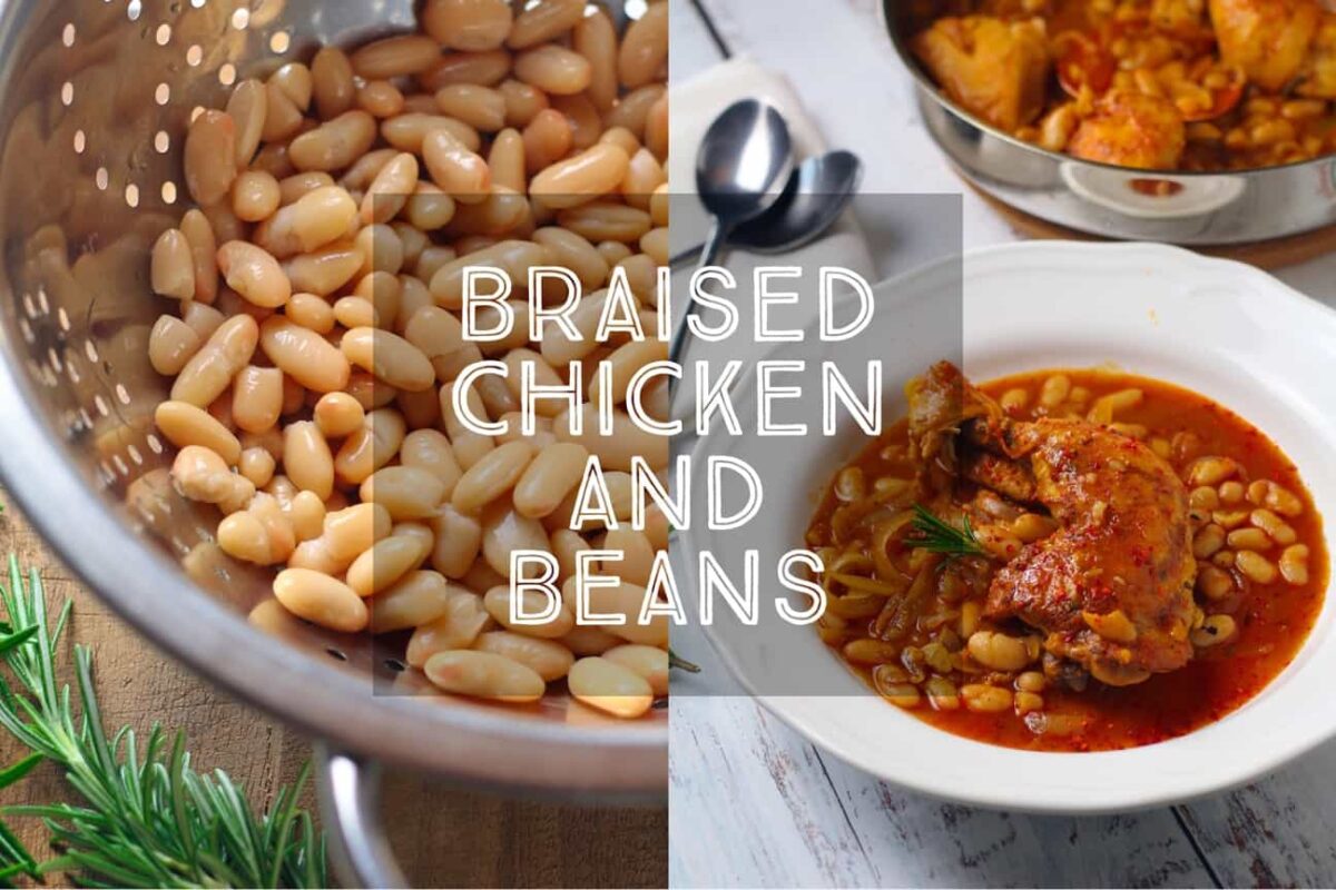 How To Make Braised Chicken and Beans - Days of Jay