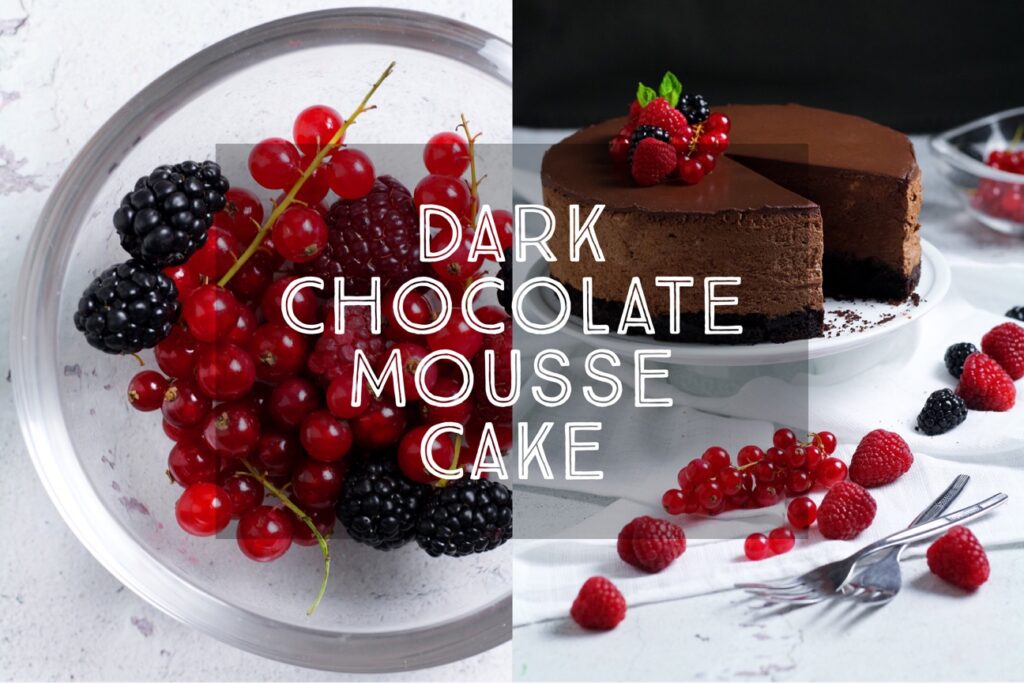 How To Make Dark Chocolate Mousse Cake - Days of Jay