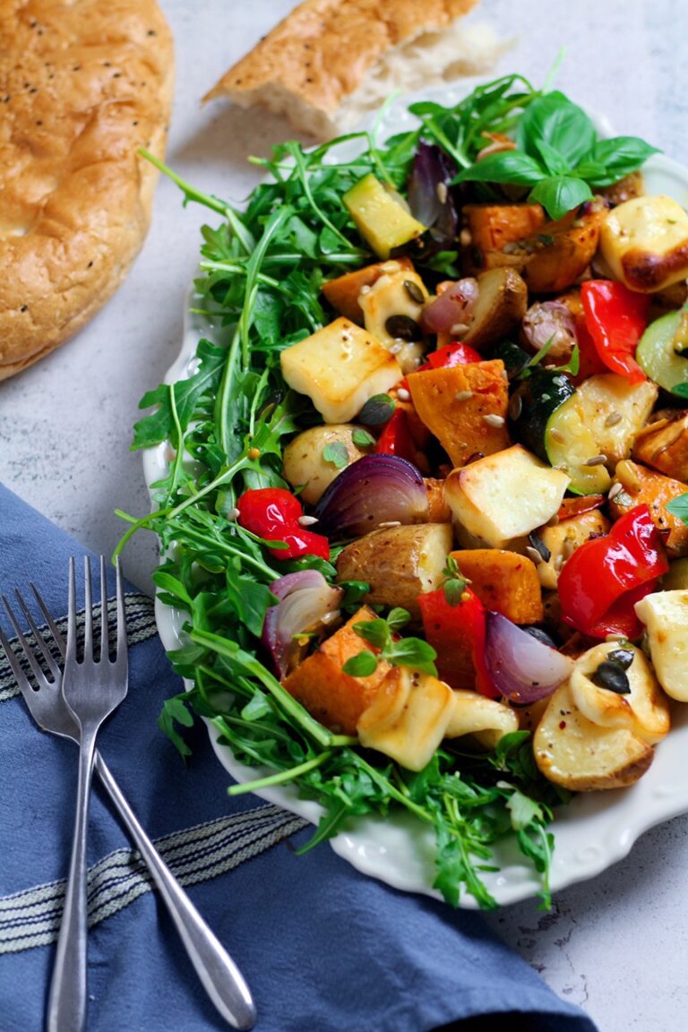 How To Make Summer Roast Vegetable Salad - Days of Jay
