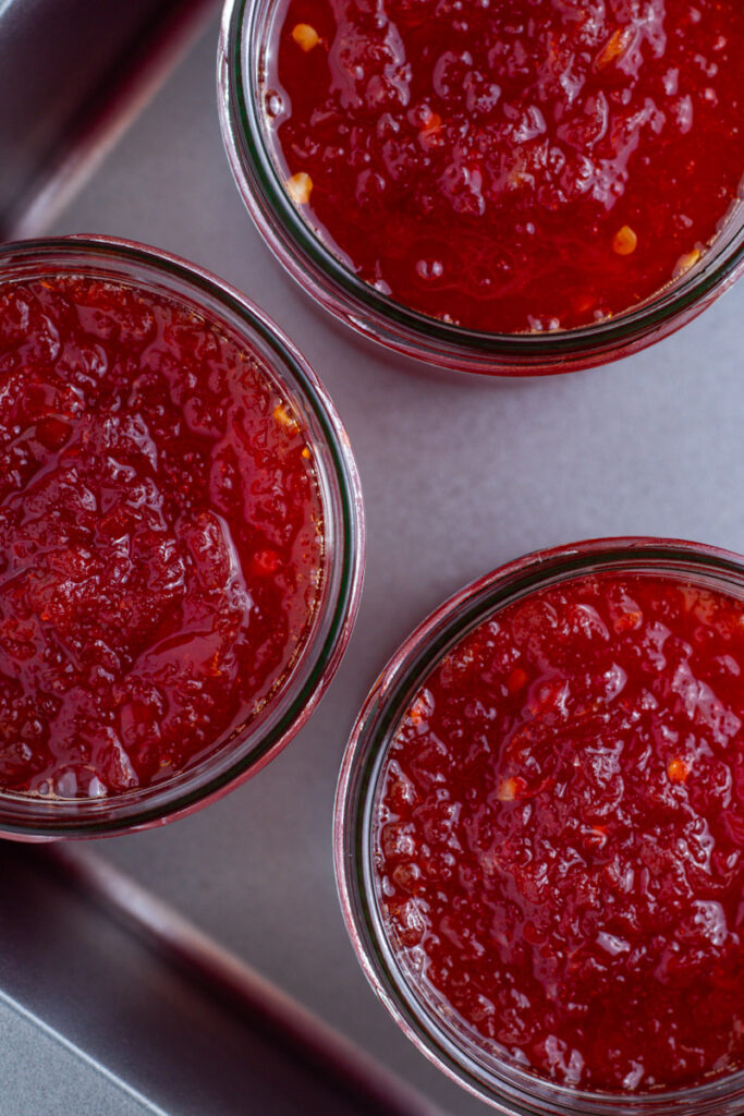 How To Make Spicy Red Pepper Jelly (Without Added Pectin) - Days of Jay