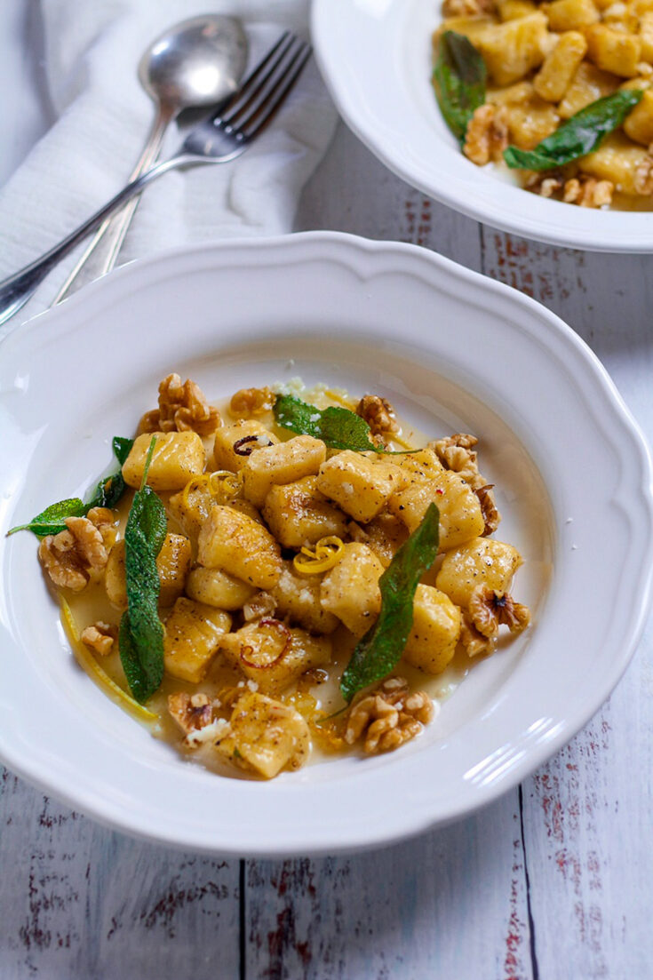 How To Make Ricotta Gnocchi with Lemon and Sage