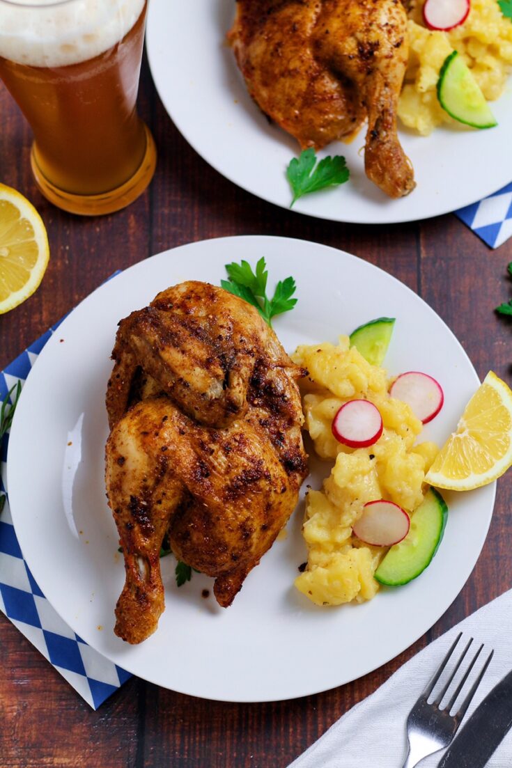 How to make the best Oktoberfest Roast Chicken - Days of Jay