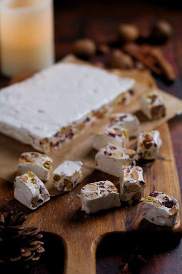 How to make Homemade Almond and Cranberry Nougat