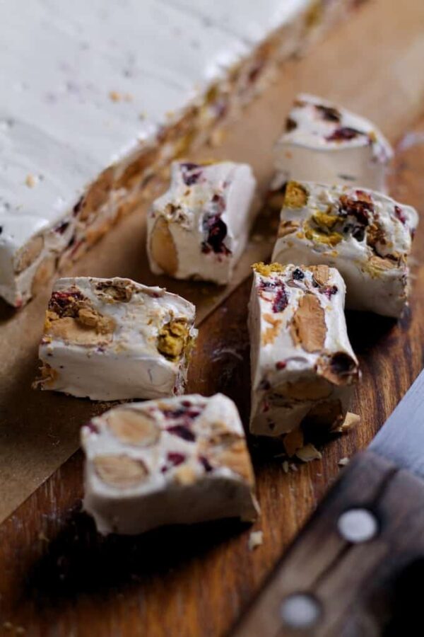 How to make Homemade Almond and Cranberry Nougat