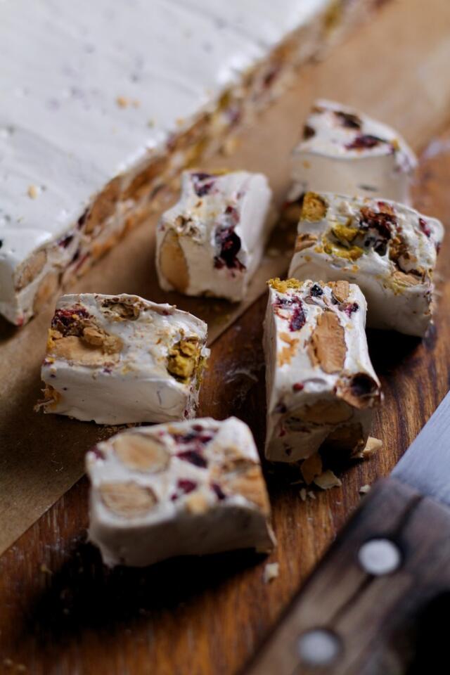 How To Make Almond Cranberry Homemade Nougat Days Of Jay