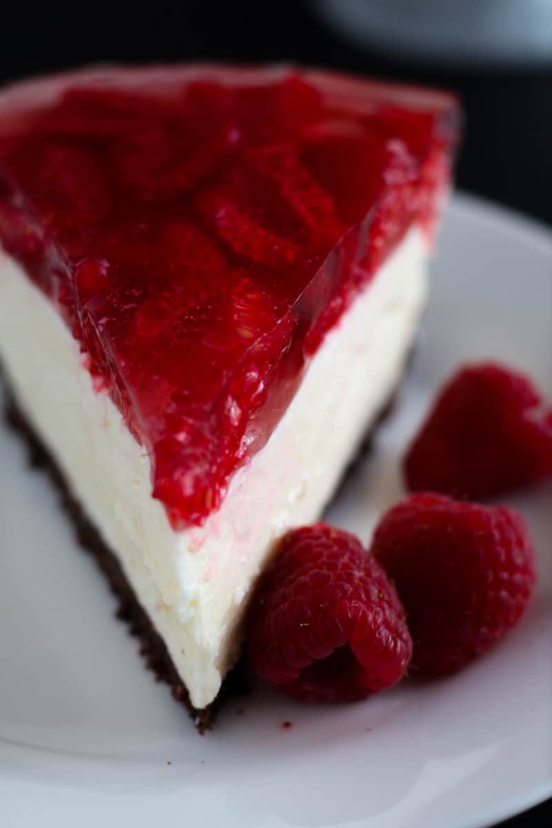 How to make Raspberry Jelly Cheesecake - Days of Jay