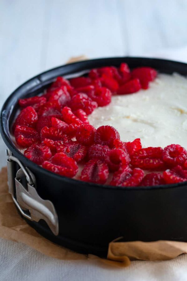 How to make Raspberry Jelly Cheesecake - Days of Jay