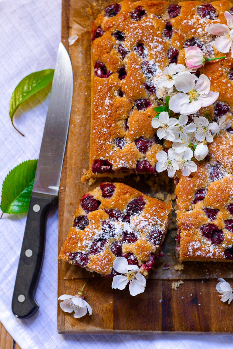 Old Fashioned Cherry Cake - Days of Jay