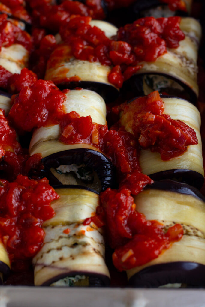 How to make classic Italian Eggplant Involtini - Days of Jay