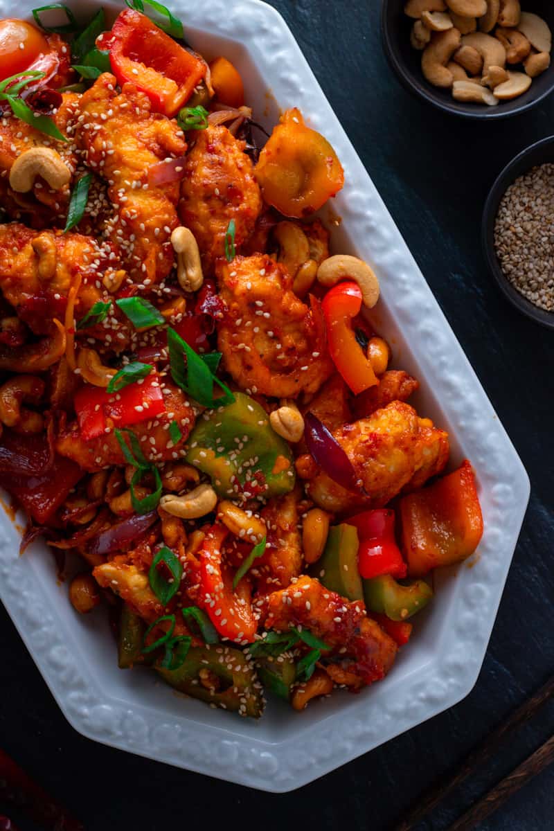 How to make Restaurant Style Dragon Chicken - Days of Jay