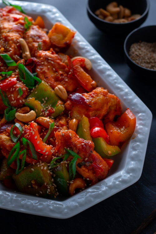 How to make Restaurant Style Dragon Chicken - Days of Jay