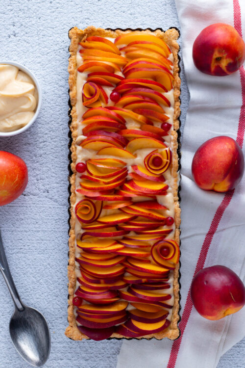 How to make a gorgeous Nectarine Tart - Days of Jay