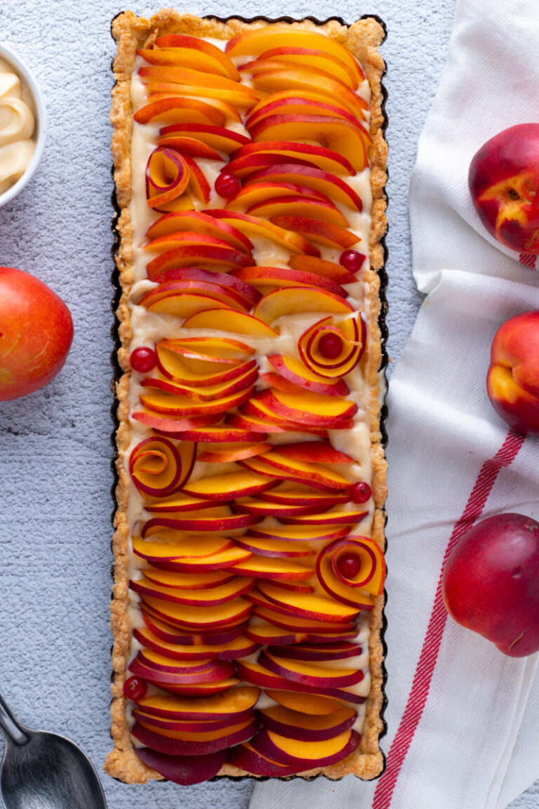 How to make a gorgeous Nectarine Tart - Days of Jay