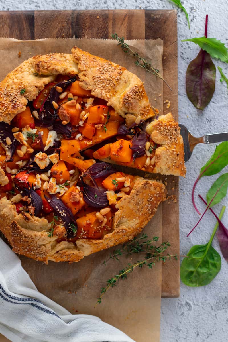 How to make a Pumpkin and Feta Galette - Days of Jay