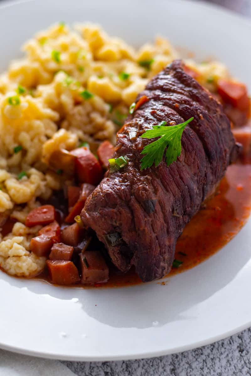 How to make authentic German Beef Rouladen