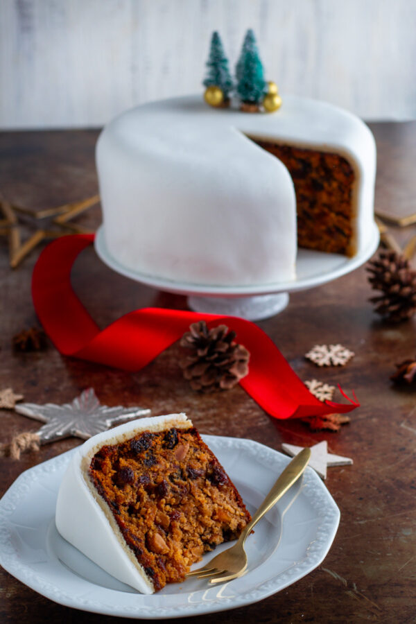 Classic British Christmas Cake - Days of Jay
