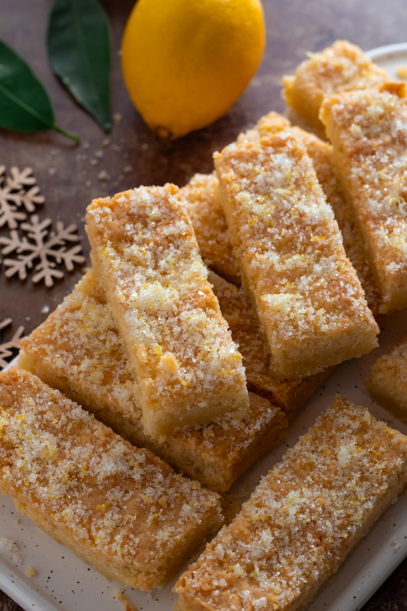 Lemon Shortbread Cookies - Days of Jay