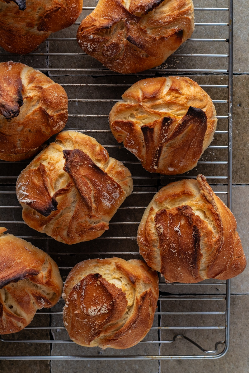 Easy Overnight Bread Rolls - Days of Jay